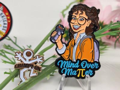 중국 회사 맞춤 옷깃 핀 - 소프트/하드 에나멜 2D/3D 디자인 판매용