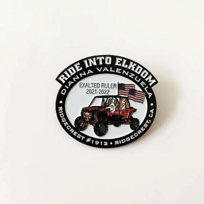 중국 브랜딩용 1.5인치 소프트 에나멜 옷깃 핀 판매용