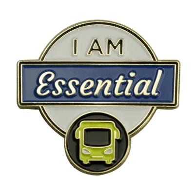 중국 브랜딩용 1.5인치 소프트 에나멜 옷깃 핀 판매용