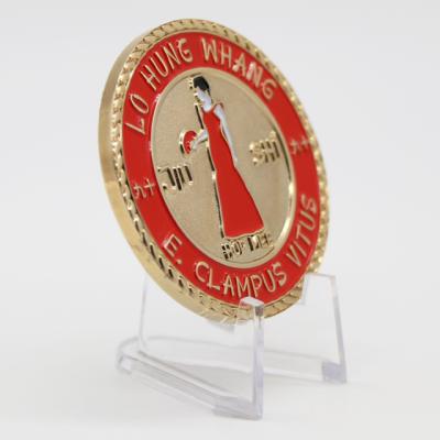 China 2 Inch - 2.5 Inch Double Sided Custom Challenge Coin with Antique Bronze/Gold Plating and Customized Design for sale