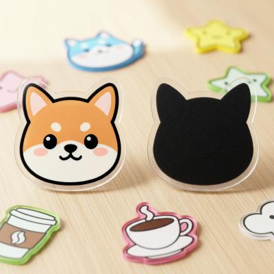 China Custom High-Transparency Acrylic Refrigerator Sticker with Strong Magnetic Design and Customizable Size and Shape for sale
