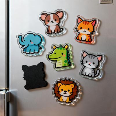 China Made-to-Order Transparent Acrylic Fridge Stickers – Strong Magnet, Customizable Dimensions & Contours for sale