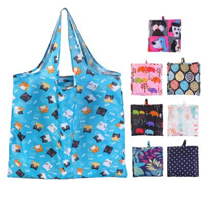 China Custom Tote Bag - Foldable Square Reusable Polyester Shopping Bag, Fashion & Portable Design for sale