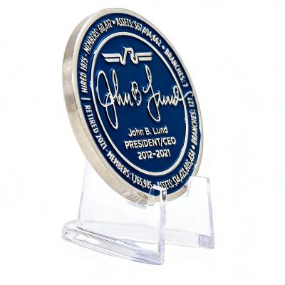 China 2 Inch - 2.5 Inch Double Sided Custom Challenge Coin with Antique Bronze/Gold Plating and Customized Design for sale