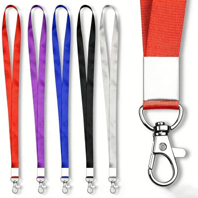 China Customizable eco-friendly polyester lanyards with 1.5cm width are perfect for holding mobile phones. for sale