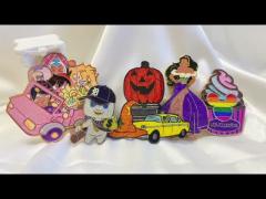 Metalen glitter, op maat gemaakte lapel pins badges