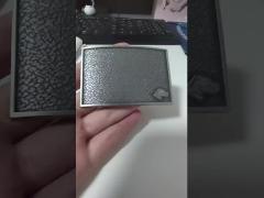 Cinturão de algodão de zinco 2d 3d Ouro Metal Mens Custom Buckle