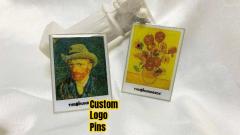 Custom Metal Pins Offset Print Logo Badges
