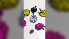 OEM Custom Enamel Pin Soft Enamel Pin With Glitter Metal Badge Logo Maker UV Print Cute Anime Hard E
