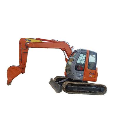 China Zx75us Zx75 Used Hitachi Excavator 7200kg Used Mini Excavator for sale