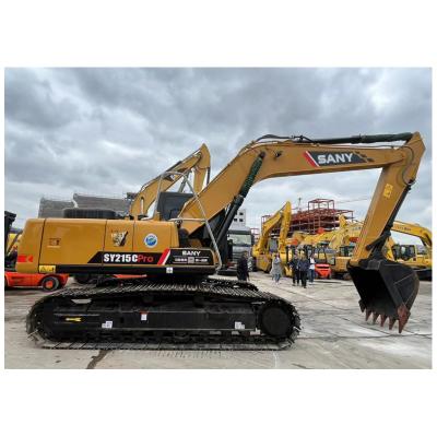 Китай 21 Ton Used Hydraulic Excavator SANY 215C Excellent Performance Brown Color продается