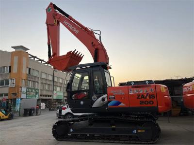 China Used Japan 2021Year Hitachi ZX200 Excavator Excellent Condition Red Color for sale