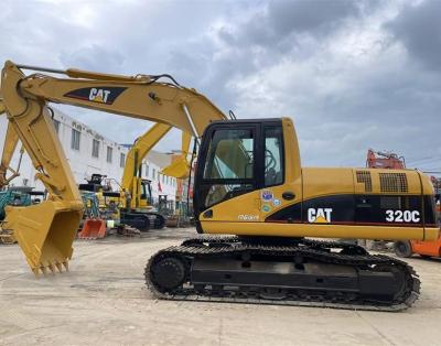 China 20 Tons CAT Caterpillar 320C Hydraulic Crawler Excavator Construction Machinery for sale