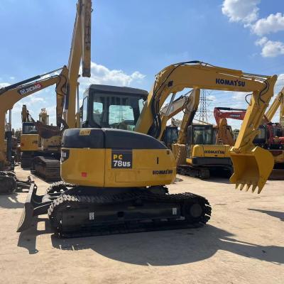 중국 사용 된 코마쓰 PC78US-6 미니 발굴기 판매용