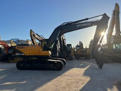 중국 사용 된 현대 220LC-9s 발굴기 22톤 운영 무게 판매용