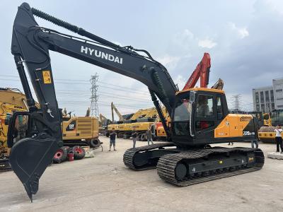 China Used Hyundai 220LC-9S Crawler Hydraulic Excavator With 800mm Widened Track for sale