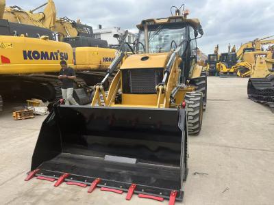 China Brand new Caterpillar 420F backhoe loader excavator with openable bucket and extendable boom for sale
