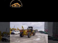 CAT 140H Motor Grader com China Potente Motor Equipamento rodoviário de segunda mão