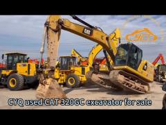 원본 사용 된 CAT 320 발굴기 C4.4 엔진 Caterpillar 320 발굴기