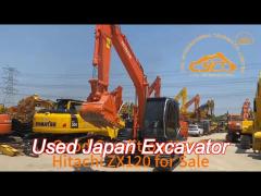 Excavadora japonesa usada Hitachi ZX70 com lâmina para projetos de construção