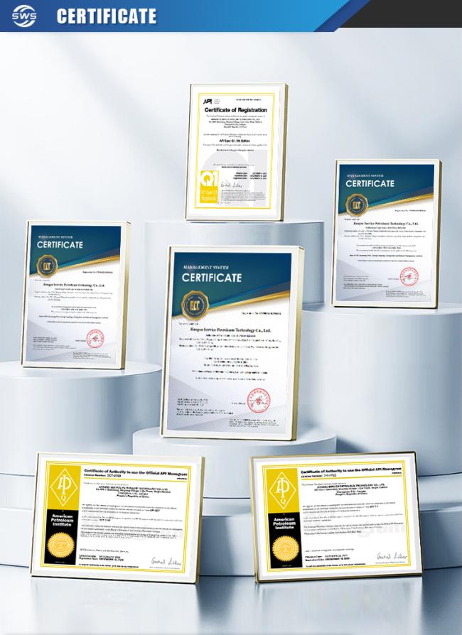 Quality certifications