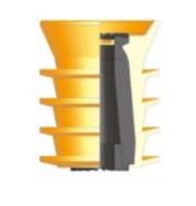 China Casing Buoyancy System Cementing Plug OD 80mm Bottom Plug Cementing for sale