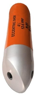 China API 5CT 7-5/8" L80 BTC/LTC Eccentric Multiple Flank Jets Aluminum Alloy Float Shoe for Cementing Tool for sale