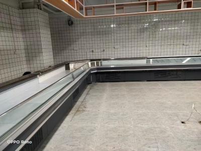 China LED Interior Lighting Commercial Meat Display Refrigerator Temperature Range Minus 2 Celsius to 8 Celsius Designed to Maintain Optimal Meat Freshness for sale