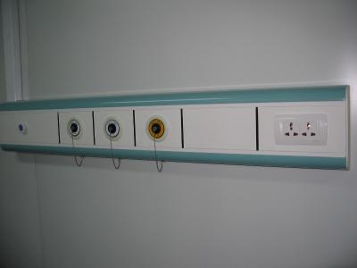 China Aluminum alloy hospital bed head unit price with lamp hospital bed head unit for sale