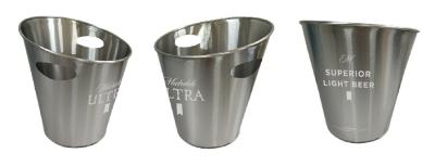 China stainless steel  round ice bucket party tub beverage tub beer bucket beer cooler for sale