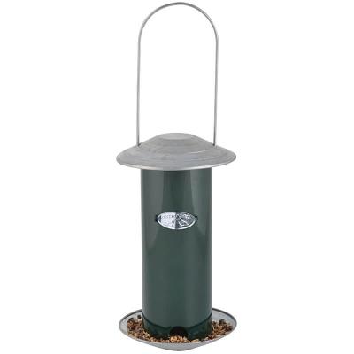 China galvanized sheet metal round  green bird feeder  wire bird spring for sale