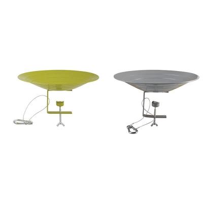 China galvanized sheet metal round  green bird feeder  wire bird bath for sale
