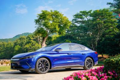 China BYD Han Ultra High Range Electric Car Intelligent Features 600km range for sale