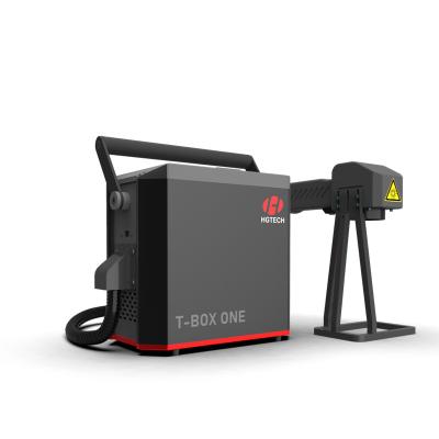 China Handheld 20W Fiber Laser Marker for Metal and Hard Plastic New Condition Supports DXF PLT BMP Graphic Formats for sale
