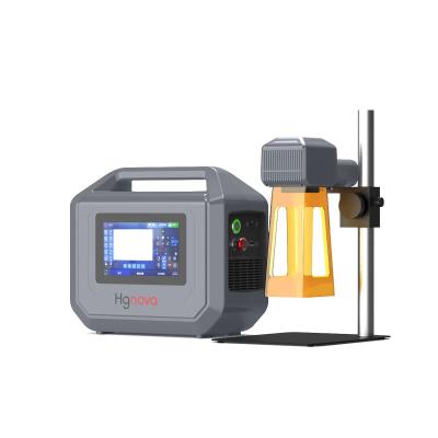 China Portable Handheld Fiber Laser Marker Mini Laser Printer for Dating Logo New Condition Supports PLT & AI Graphic Format for sale