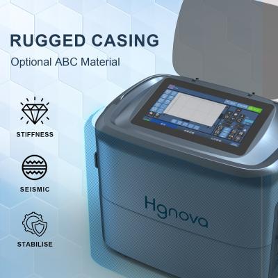 China 50W Portable Handheld Laser Fiber Marking Machine Mini Fiber Optic Engraving for Lettering Coding New Condition DXF PLT BMP for sale