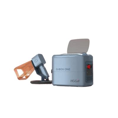 China 30W Portable Handheld Laser Fiber Marking Machine Mini Small Fiber Optic for Lettering Coding Supports DXF PLT BMP-Brand New for sale