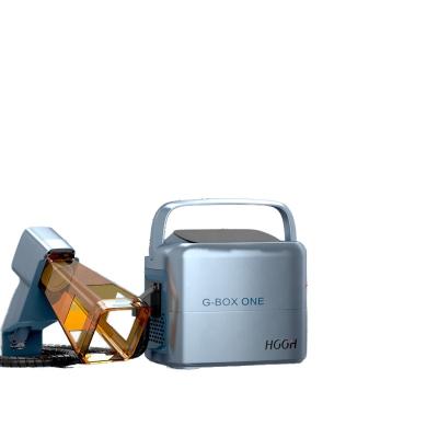 China 20W Small Handheld Laser Fiber Marking Machine Portable Mini Fiber Optic Engraving for Lettering Coding Supports DXF PLT BMP for sale