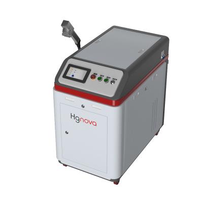 China 1500W Handheld Pulse Fiber Laser Cleaner New Condition 1500W Rust Removal Equipment for Metal Oil Paint Dirt Stains Coating for sale