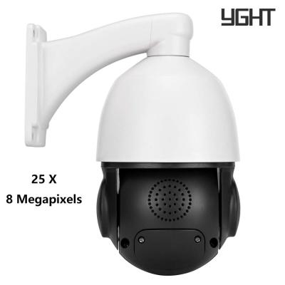 China Outdoor Security PTZ Surveillance Camera 8MP CMOS Sensor 100M IR Distance for sale
