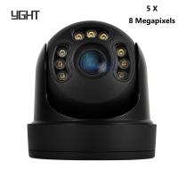 Quality 8MP POE PTZ Camera Kamera Outdoor Metal Housing 5X Optical Zoom 60M IR Distance for sale