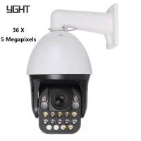 Quality 5MP Kamera PTZ Wifi Night Vision IP7 36X Poe Pan Tilt Zoom Camera 300M IR for sale