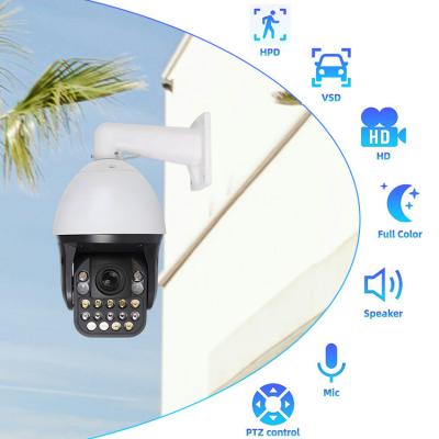 Cina YGHT 20X 8MP 4K IP Dome Camera con monitoraggio umanoide visione notturna rilevamento del veicolo audio bidirezionale Web4.0 7 pollici di sicurezza esterna in vendita