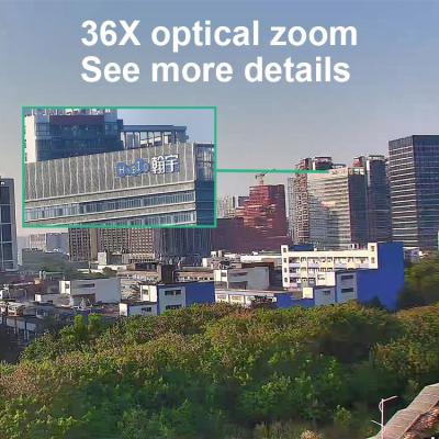 China YGHT 36X Optical Zoom 4K IP Ptz Camera with Human Detection Night Vision 120m Two-Way Audio for Outdoor Security Monitoring for sale