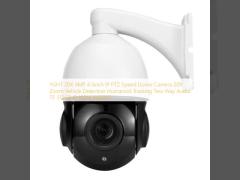 YGHT 20X 4MP 4.5 inch IP PTZ Speed Dome Camera 20X Zoom Vehicle Detection Humanoid Tracking Two-Way Audio TF 512GB IR 100M Web4.0