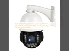 YGHT 20X 4MP Speed Dome Camera. 20X Zoom, voertuig/menselijke detectie, 100M IR, Full Color Night Vision, Tweerichtings Audio, Web4.0