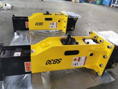 China SB30 Hydraulic Breaker with 321kg Operating Weight 68mm Chisel and 677Joule Impact Energy for 4-7 Ton Excavators for sale