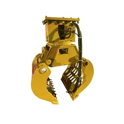 China KOMATSU KOBELCO Excavator Hydraulic Shear Rotating Demolition Grapple for sale