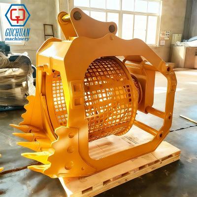 China Rotary Screening Bucket: Professional Trommel Attachment for 7-10t Excavators for sale