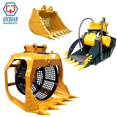 China Rotating Screening Bucket: The Heavy-Duty Sifting Solution for 18–25t Excavators for sale